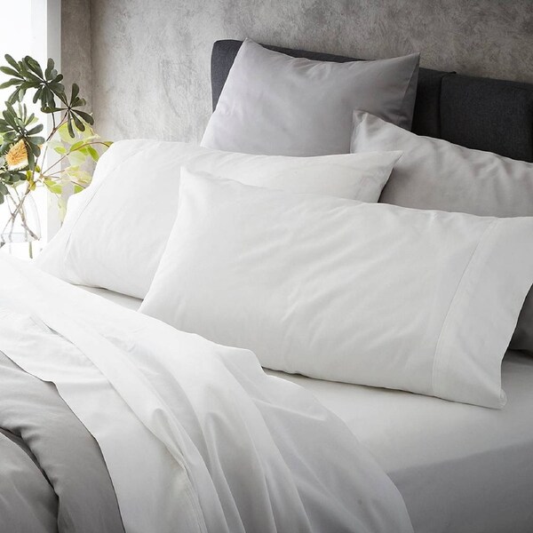 Ashton Fitted Sheet Super King White MyHouse | Woolworths
