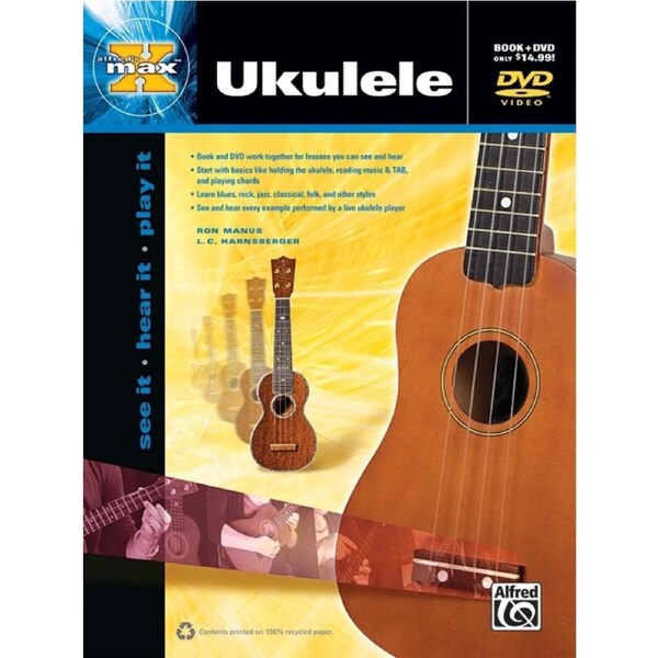 Alfreds Max Ukulele Method Book/DVD | Woolworths