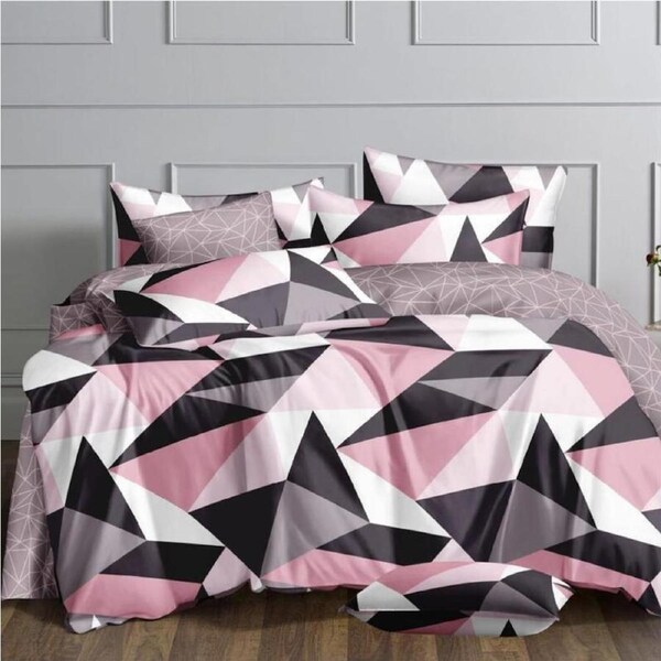 Pinkly On Design Cotton Quilt/Doona Cover Set Queen | Woolworths