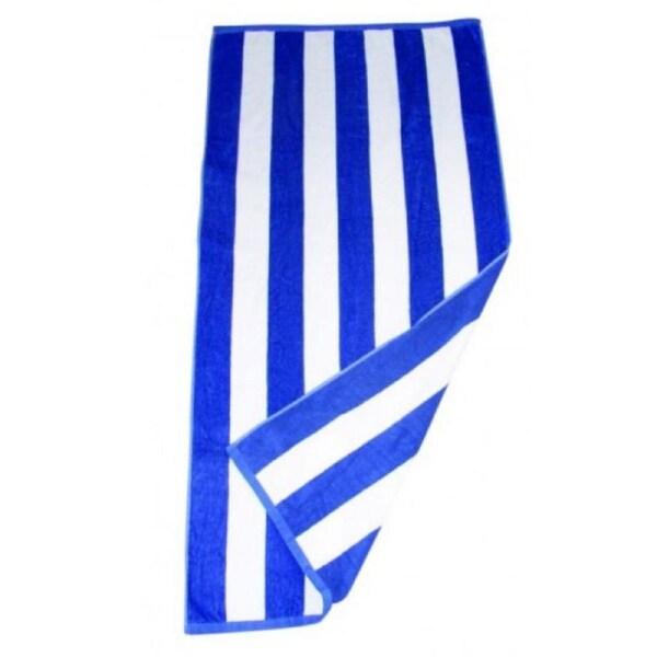 Havana Striped Beach & Pool Towel Blue X 5 | Woolworths