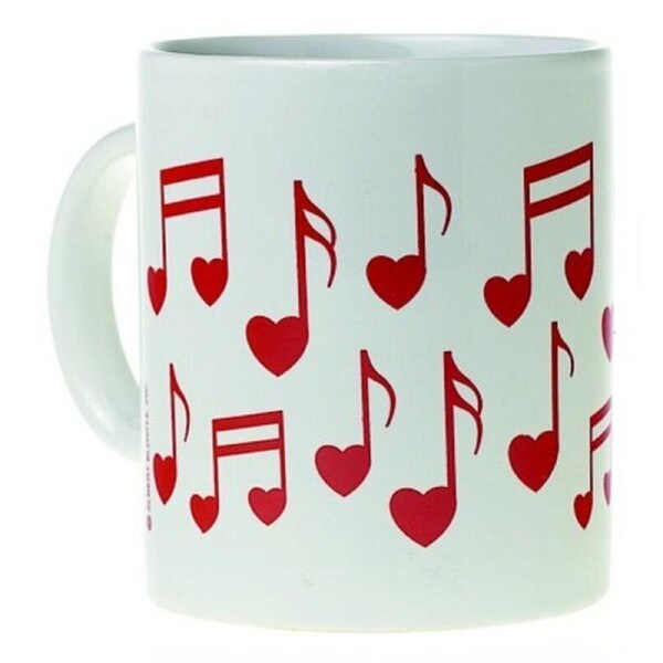 Mug Music Design Heart Notes by AIM Gifts | Woolworths