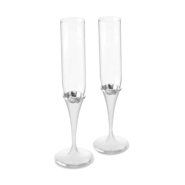 Wedgwood Vera Wang Infinity Flute Pair | Woolworths