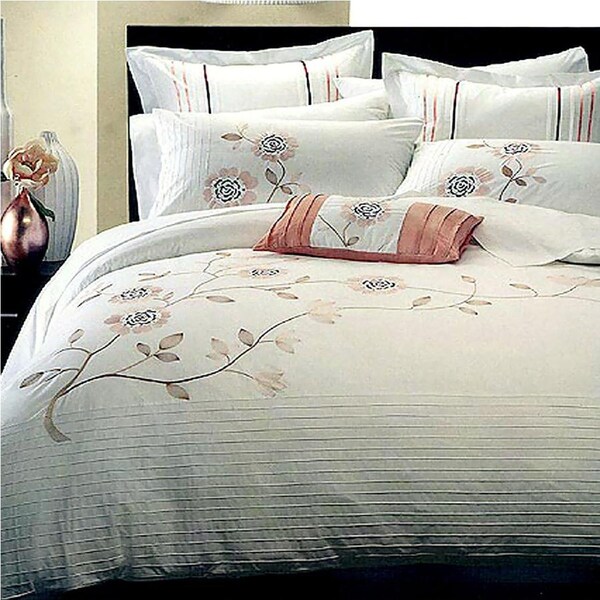 Belmondo Sarah Polyester Cotton Quilt Cover Set Queen | Woolworths