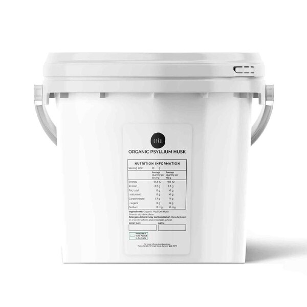 2Kg Organic Psyllium Husk Tub - Isabgol Ispaghula Natural Fibre Source ...