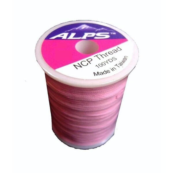 Alps 100yds Light Pink Rod Wrapping Thread Size A (0.15mm) Rod Binding ...