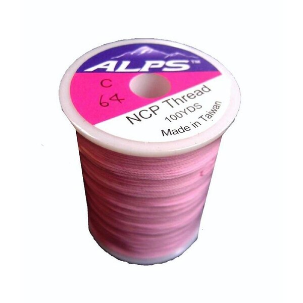 Alps 100yds Light Pink Rod Wrapping Thread SizeC (0.2mm) Rod Binding ...
