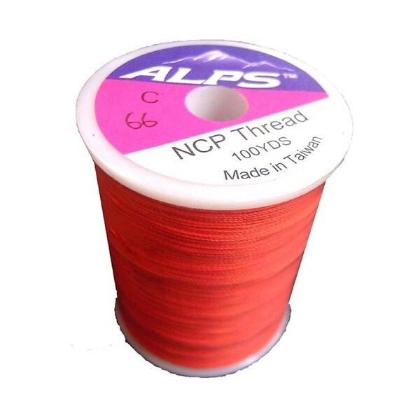 Alps 100yds Brown/Orange Rod Wrapping Thread SizeC (0.2mm) Rod Binding ...