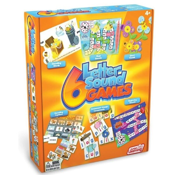Junior Learning - 6 Letter Sound Games | Woolworths