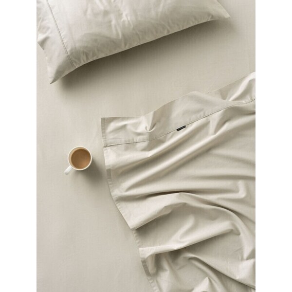 Linen House Augusta Taupe Sheet Set - Queen | Woolworths