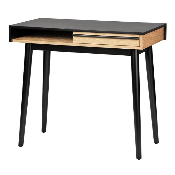 Cooper & Co. Two Tone 85cm Desk Black | Woolworths