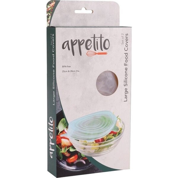 Appetito Large Silicone Food Covers - Set 2 | Woolworths