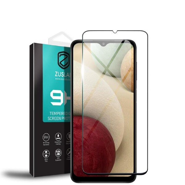 ZUSLAB Galaxy A22 Tempered Glass Screen Protector 9H Hardness for ...