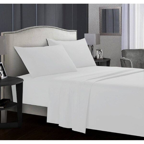 1800TC Delux Ultra Soft Microfibre Fitted Full Sheet Set For All Sizes ...