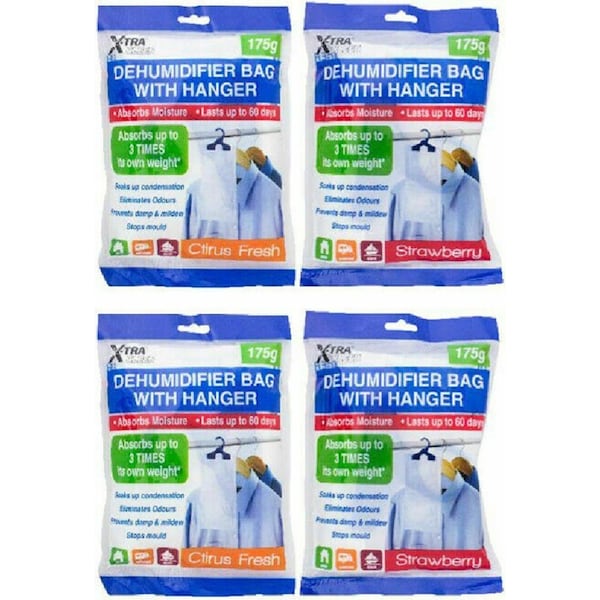 Ozoffer 4x Dehumidifier Bag Hanging Damp Storage Household Moisture ...
