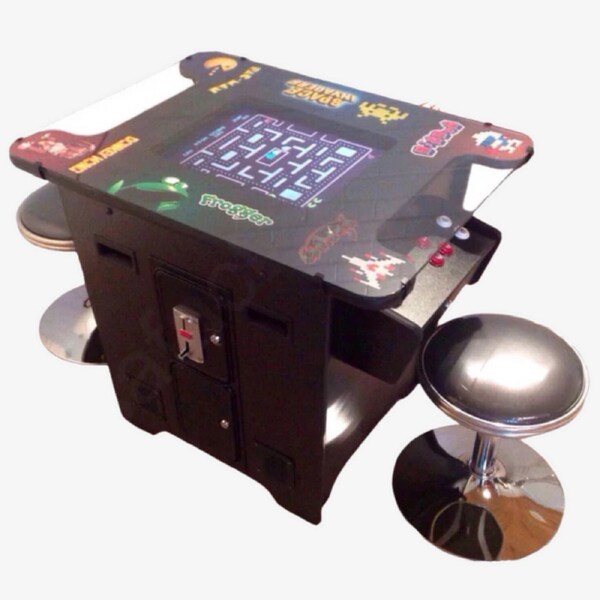 Tabletop Cocktail Arcade Machine Samsung Display with 412 Games Pacman ...