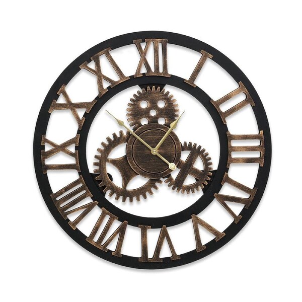 Vintage Metal Wall Clock Décor - 80cm | Woolworths