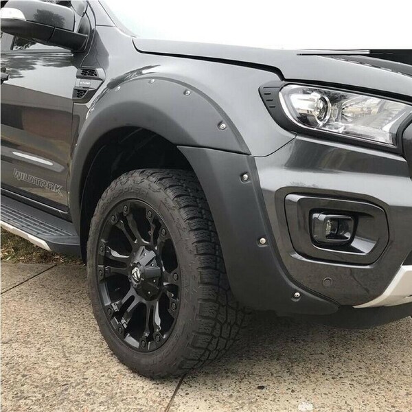 Jungle Fender Flares Matte Black for Ford Ranger PX2 2015 2016 2017 ...