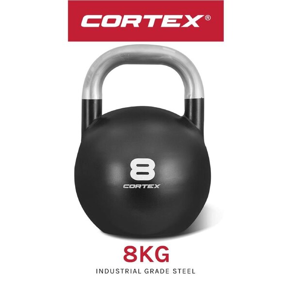CORTEX 8kg Commercial Steel Kettlebell V2 | Woolworths