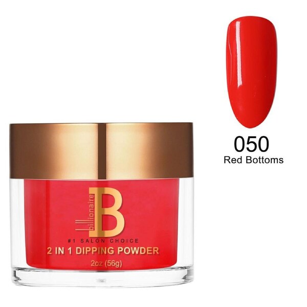 Billionaire SNS Gelish Dip Dipping Acrylic Nail Powder 050 Red Bottoms ...