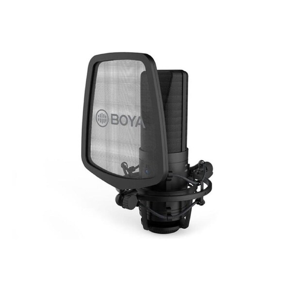 Boya BY-M1000 Pro Large Diaphragm Condenser Studio Microphone Podcast ...