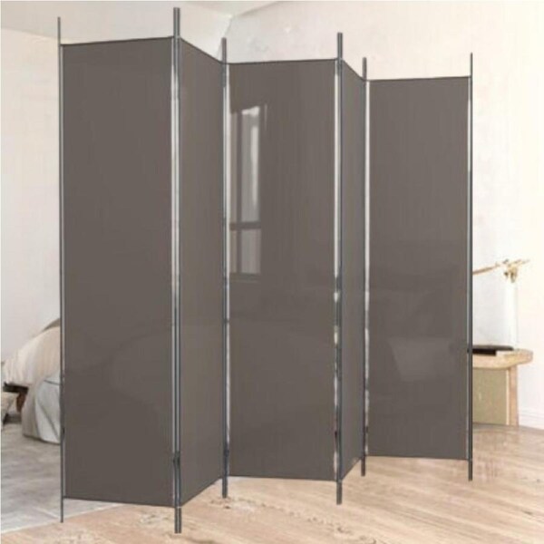 5 Panel Room Divider Folding Privacy Screen Separator Stand Home ...