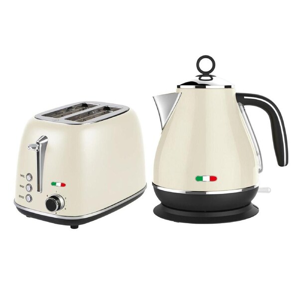 Vintage Electric Kettle and 2 Slice Toaster SET Combo Deal Stainless ...
