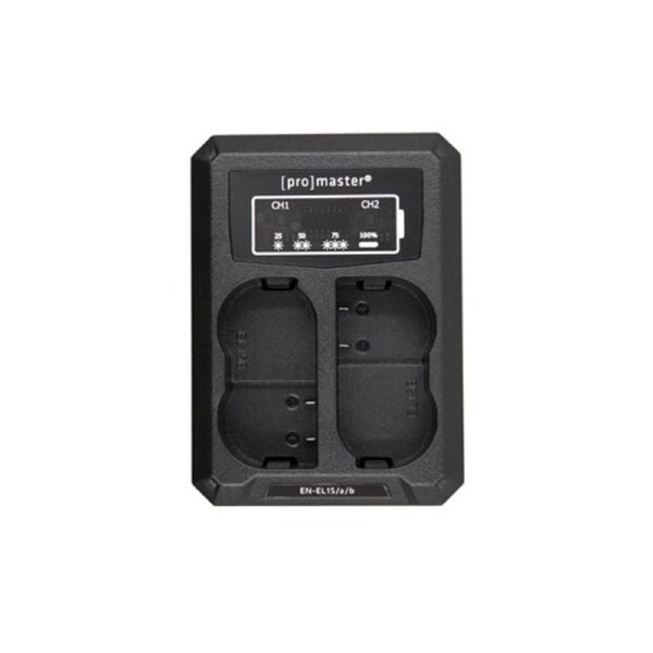 ProMaster Dually Charger - USB - Nikon EN-EL15B, EN-EL15A, EN-EL15 ...