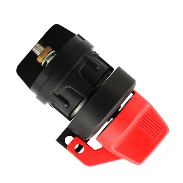 Proflow Battery Disconnect Switch round On-Off Plastic Red/Black Marine ...