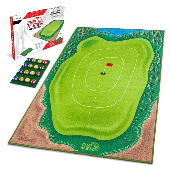 Chip N Stick Golf Chipping Mat Game with Golf Balls | Woolworths