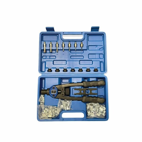 110 Pcs Riverter Nutsert Tool Set 13" Hand Gun Rivet Nut Rivnut M3-M12 Mandrel | Woolworths