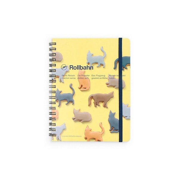 Delfonics ANTOLPO Rollbahn Spiral Bound Notebook Grid Large - Light ...