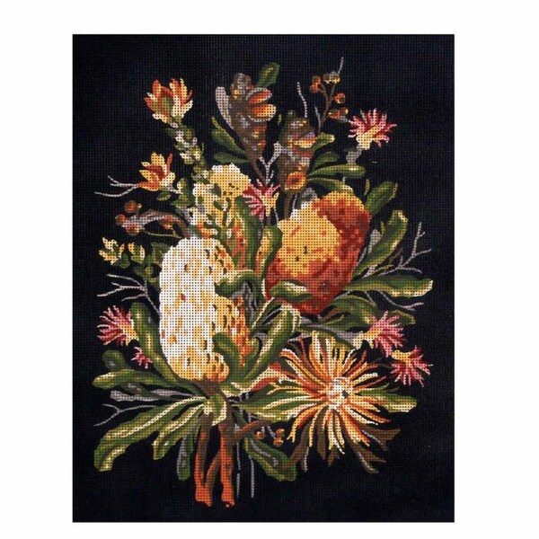 Country Threads Tapestry Banksias Australian Flower Printed Design ...
