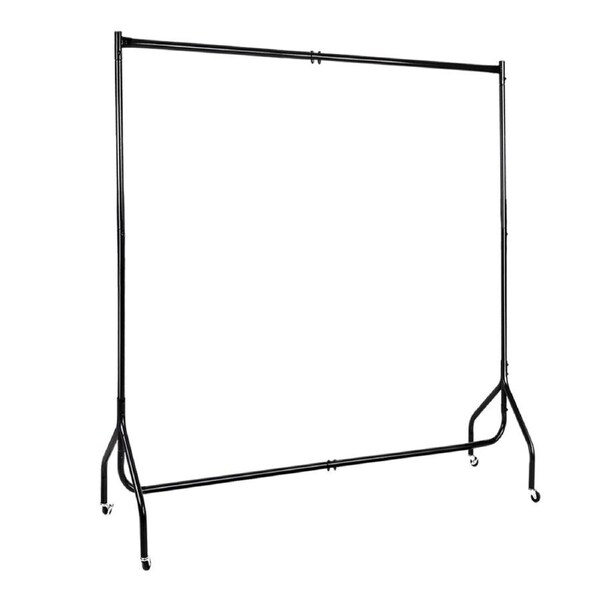 6FT Metal Garment Display Rail - Black | Woolworths