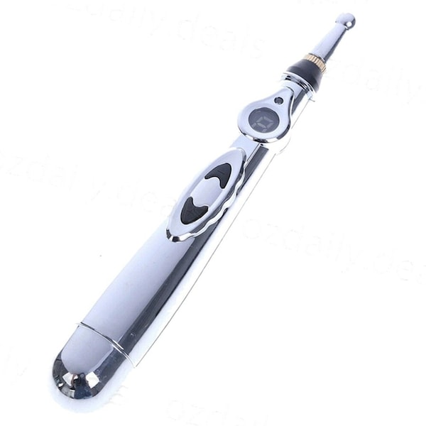 9 Speed Silver Pen Point Massage Pen Tool Releif | Woolworths