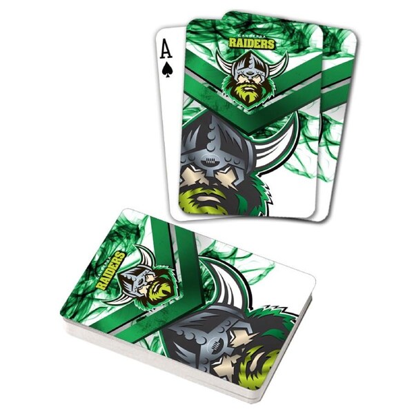 NRL Canberra Raiders Deck Playing Cards Poker Mascot Cards | Woolworths