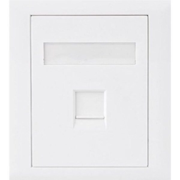 Astrotek CAT6 RJ45 Network Wall Face Plate Outlets 86x86mm 1 Port ...