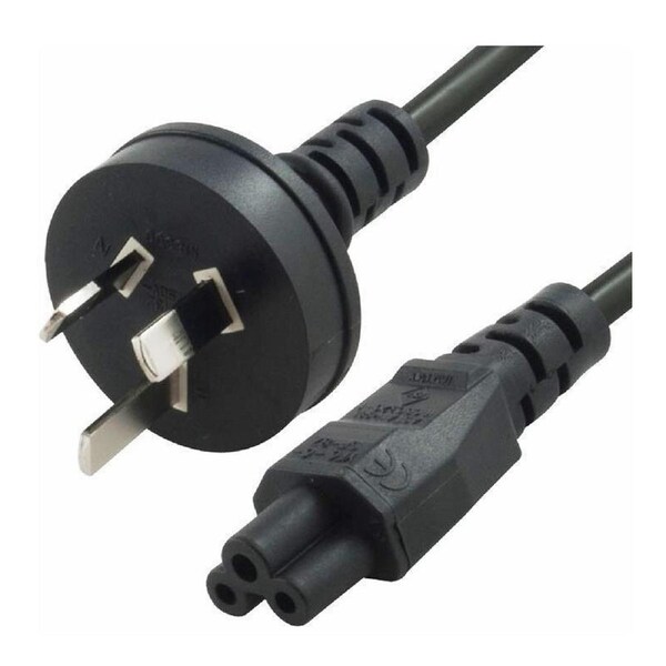 8ware AU Power Lead Cord Cable 1.8m/2m - 3-Pin to Clover Leaf Plug IEC ...