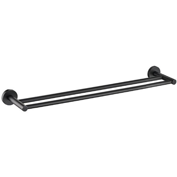 Otus Double Towel Rail 600mm Gun Metal | Woolworths