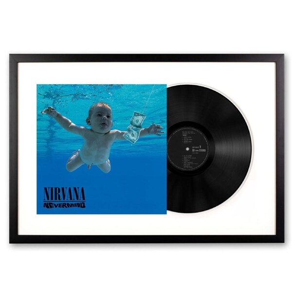 Framed Nirvana Nevermind - Vinyl Album Art | Woolworths