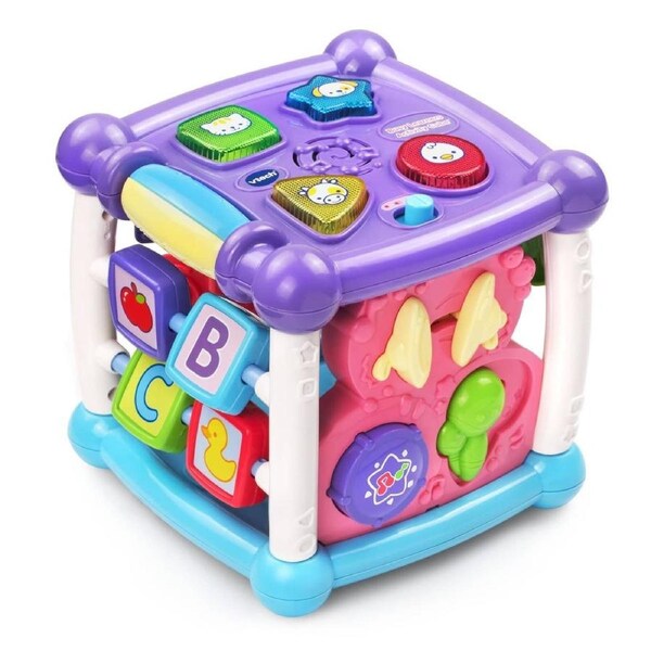 Vtech - Turn & Learn Cube Pink | Woolworths