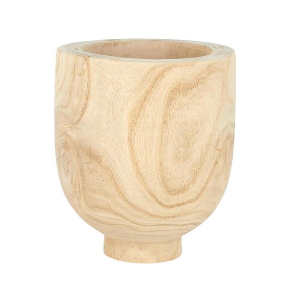 Life Botanic 25cm Wade Wooden Footed Plants Garden Pot/Planters Home ...