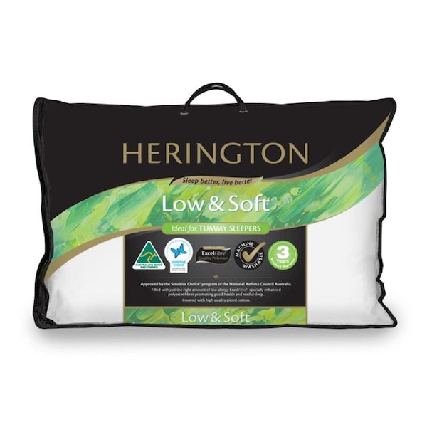 Herington Low & Soft Non Gusseted Pillow | Woolworths