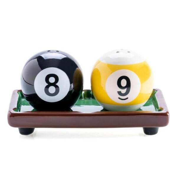 9 Ball Pool Salt Pepper Set | Woolworths
