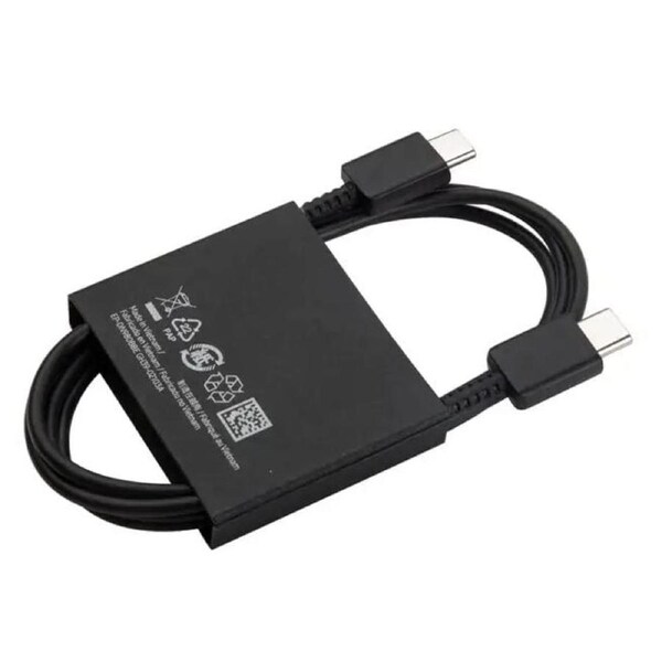 Samsung Galaxy USB-C to USB-C Charging + Data Cable - Black S24 Ultra ...