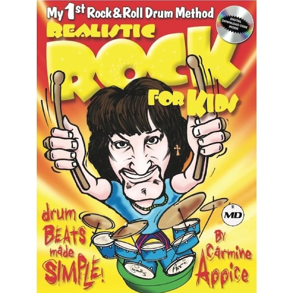 Appice - Realistic Rock For Kids Drum Method Book/CD | Woolworths