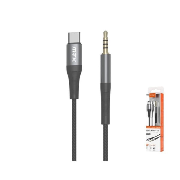 Moveteck Type-C to 3.5mm Jack Audio Adaptor Aluminium 15cm TB1287 ...