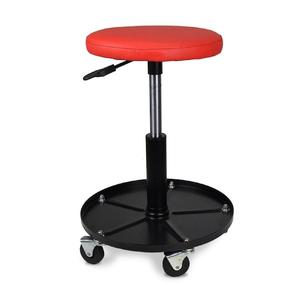 Mechanic's Gas Lift Stool - Height Adjustable Seat Workshop Auto Chair ...
