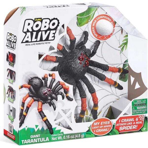 Zuru Robo Alive 38.5cm Giant Tarantula/Spider Kids/Children Toy 3y ...