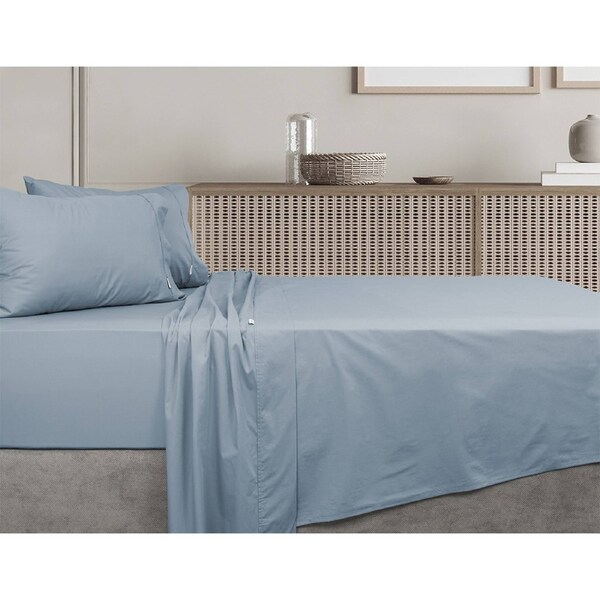 Algodon King Single Bed Fitted Sheet Set w/Pillowcase 300TC Cotton ...