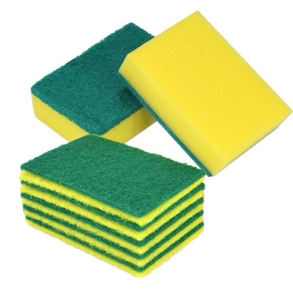 Ozoffer 20pcs Multi-purpose Double-faced Sponge Scouring Pads Dish ...